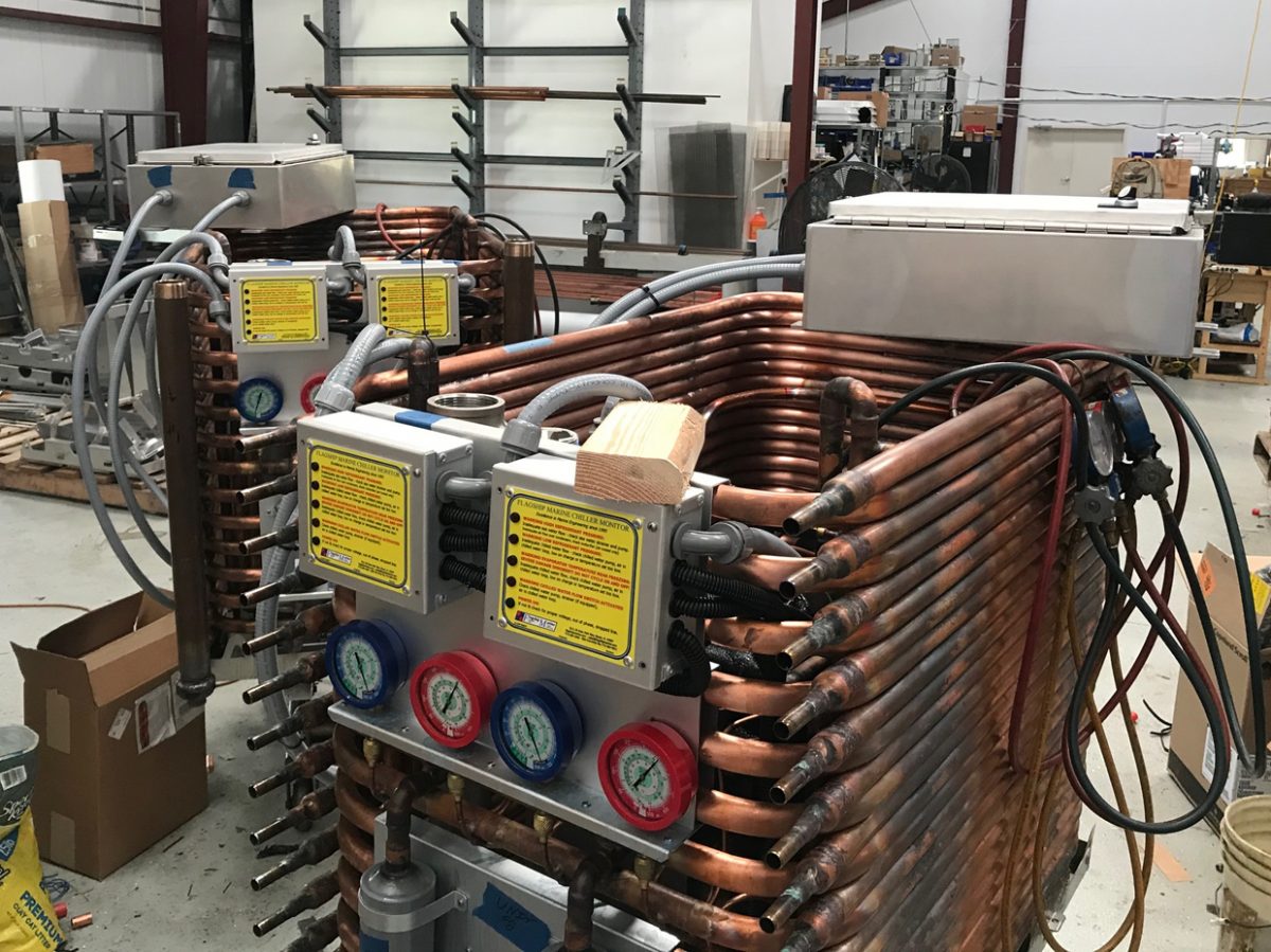 Marine Air Conditioning Water Cooled Chillers for all Size Boats